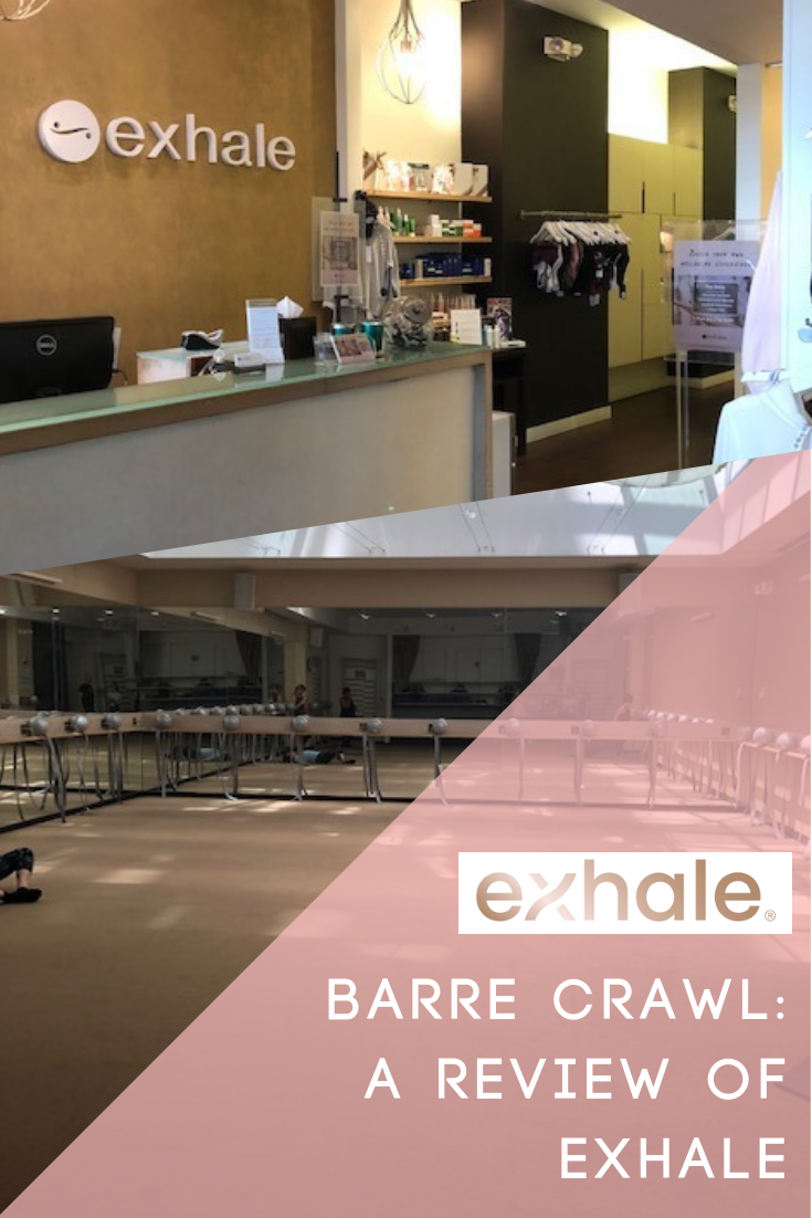 exhale Barre review Pinterest image - The Barre Blog